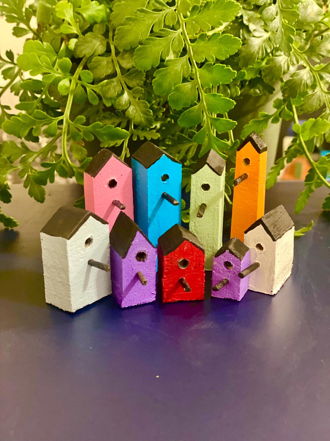 MINIATURE BIRD HOUSES Teeny Tine Birdhouses for Dollhouse, Home Decor ...