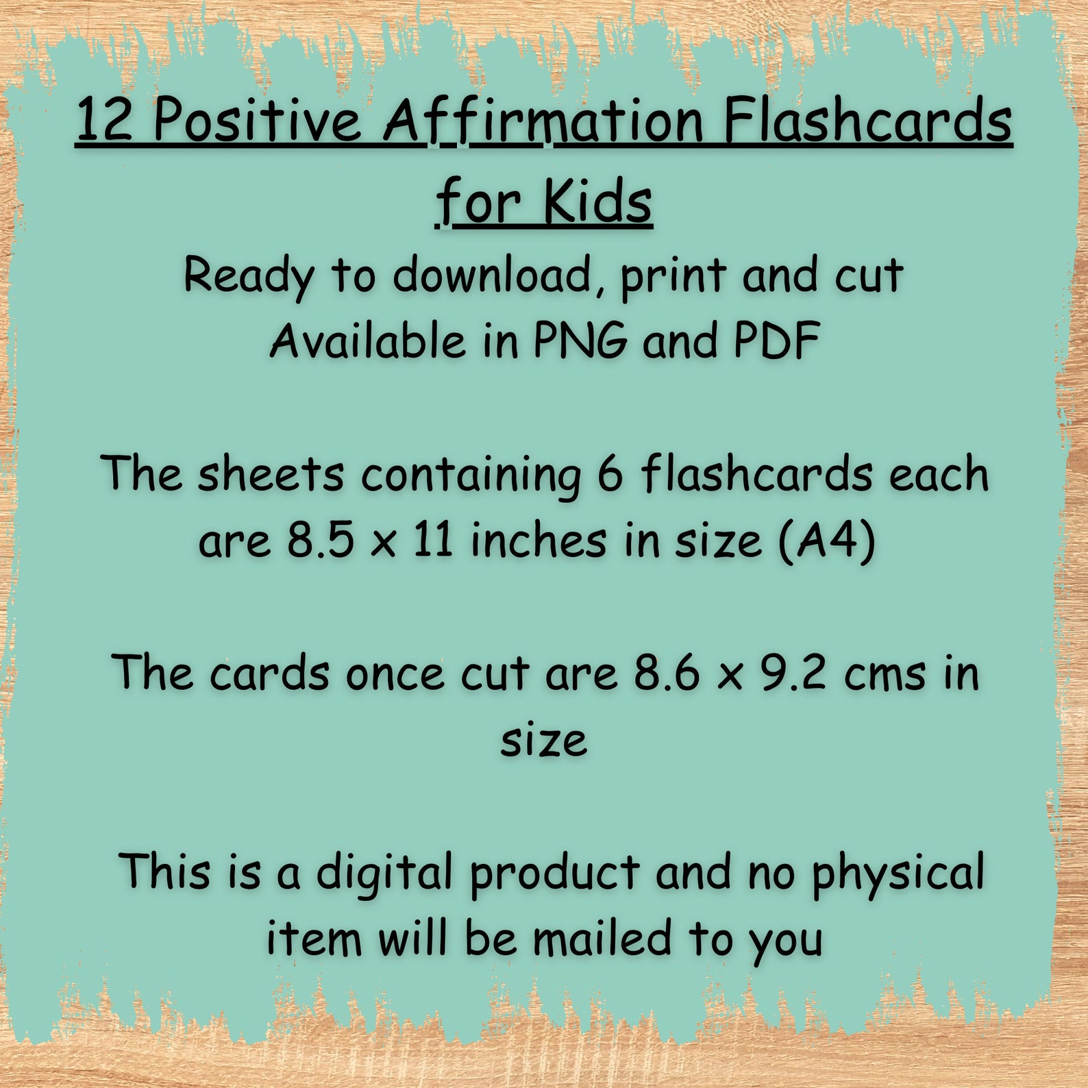 Positive Affirmation Flashcards for Kids, Transport Flashcards for Kids ...