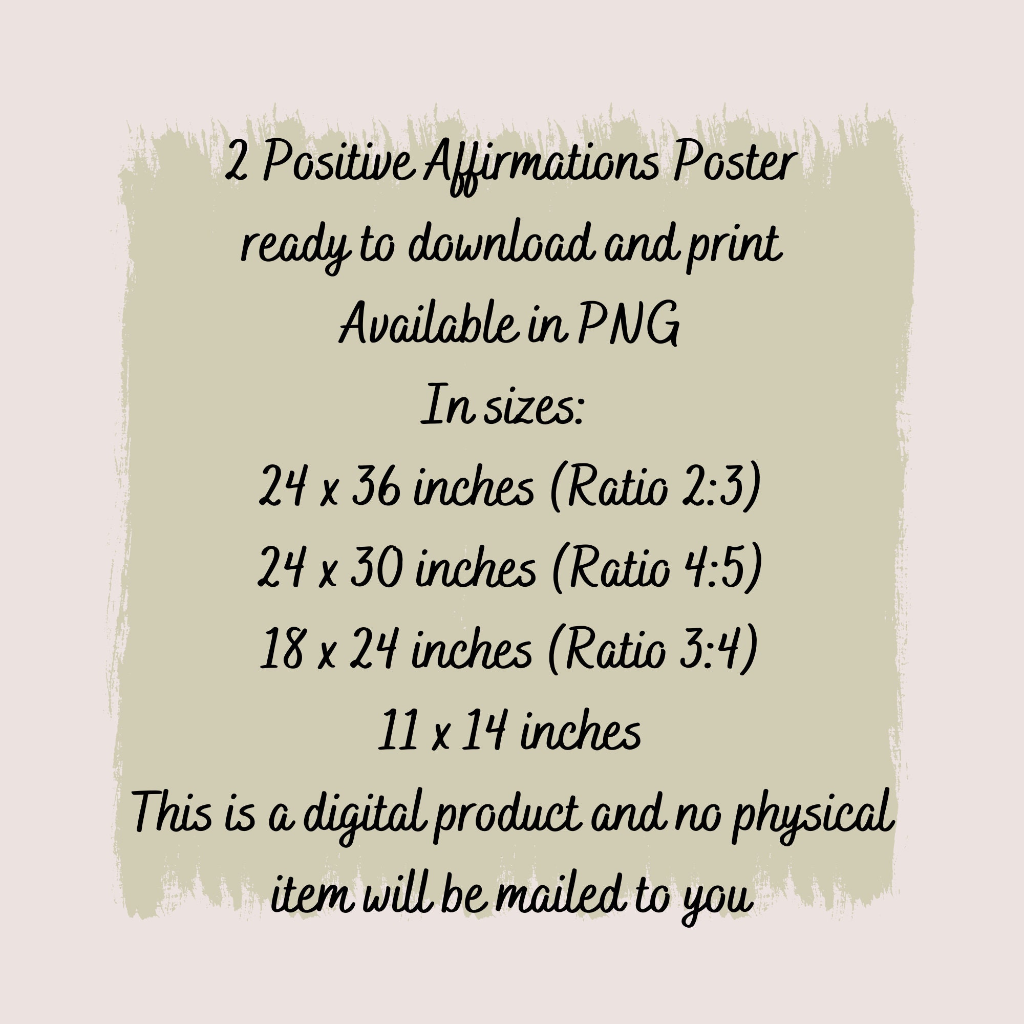 Positive Affirmation Printables, Positive Affirmation Prinatbles for ...