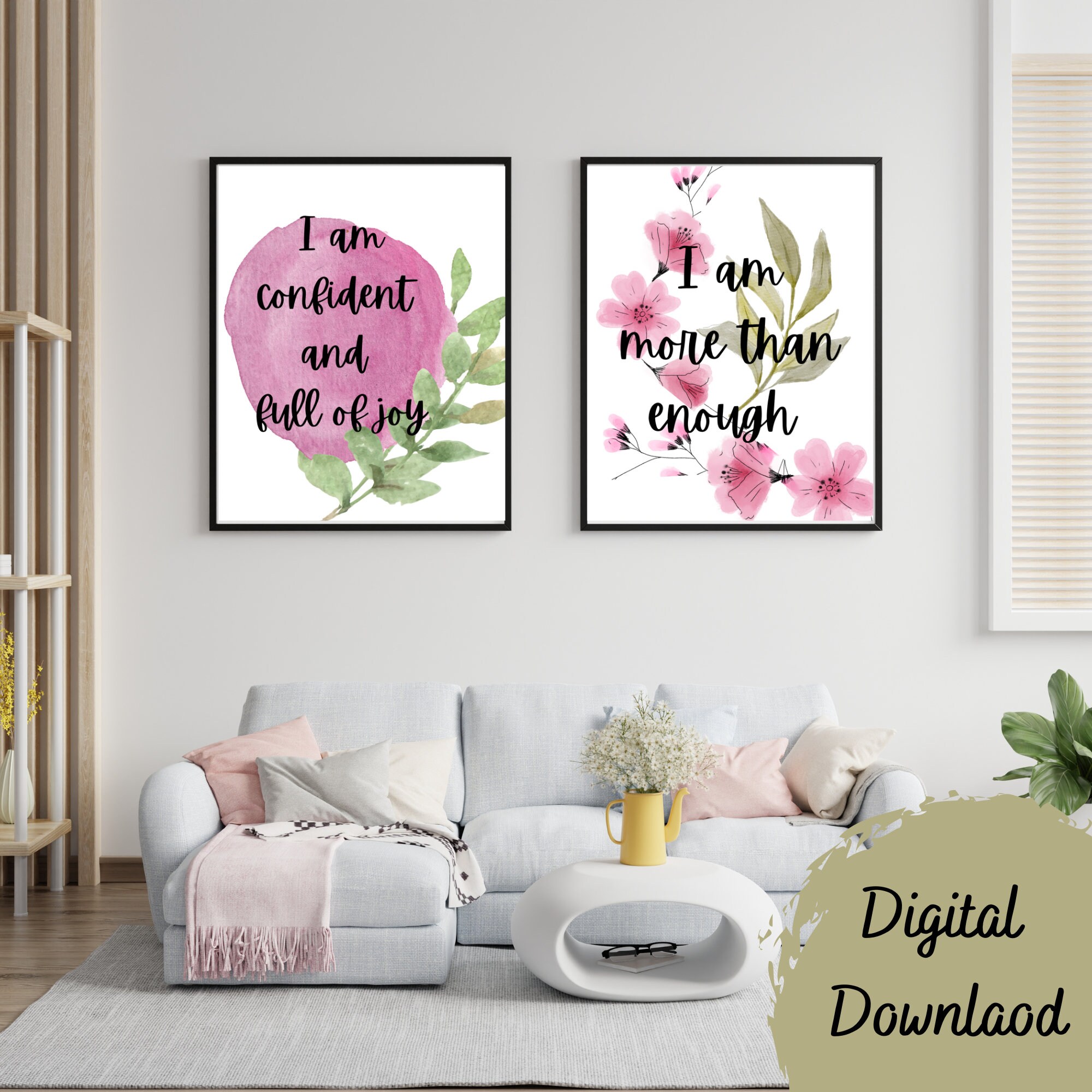 Positive Affirmation Printables, Positive Affirmation Prinatbles for ...