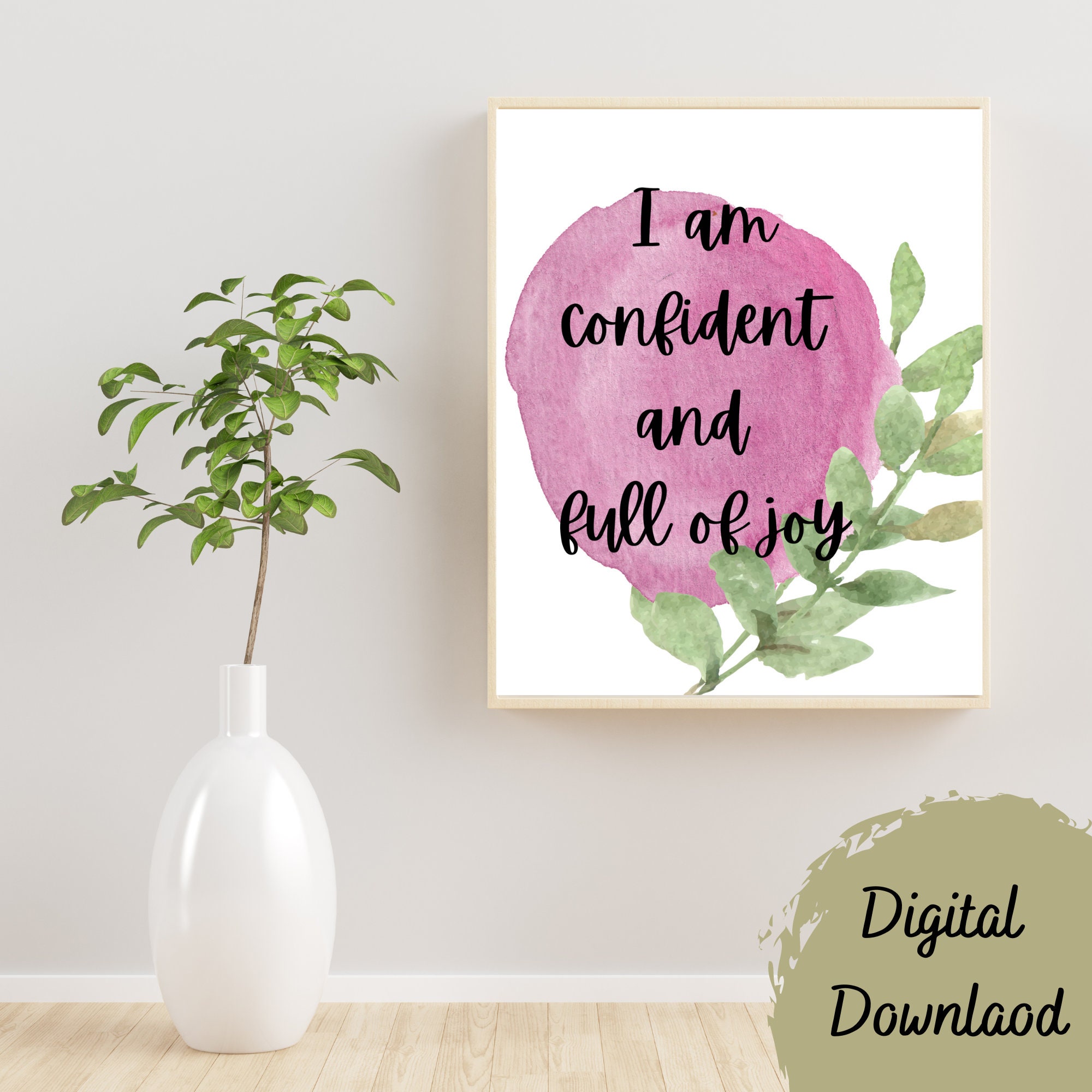 Positive Affirmation Printables, Positive Affirmation Prinatbles for ...