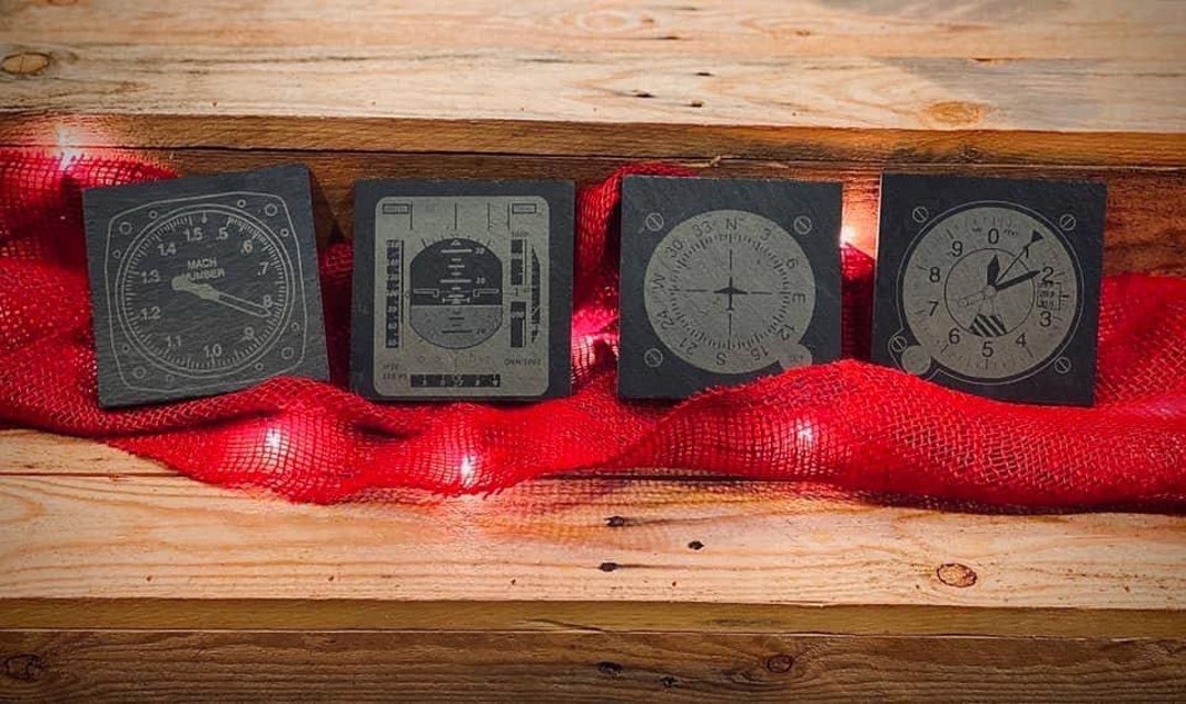 Altimeter Indicator 4" Coaster SVG (1 Only) - Etsy