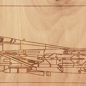 F-14 Profile in Digital SVG and DXF Format - Etsy
