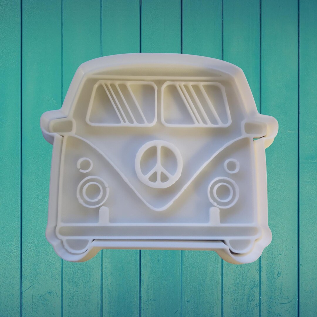 4 VW Bus Cookie Cutter 2 Piece Set - Etsy