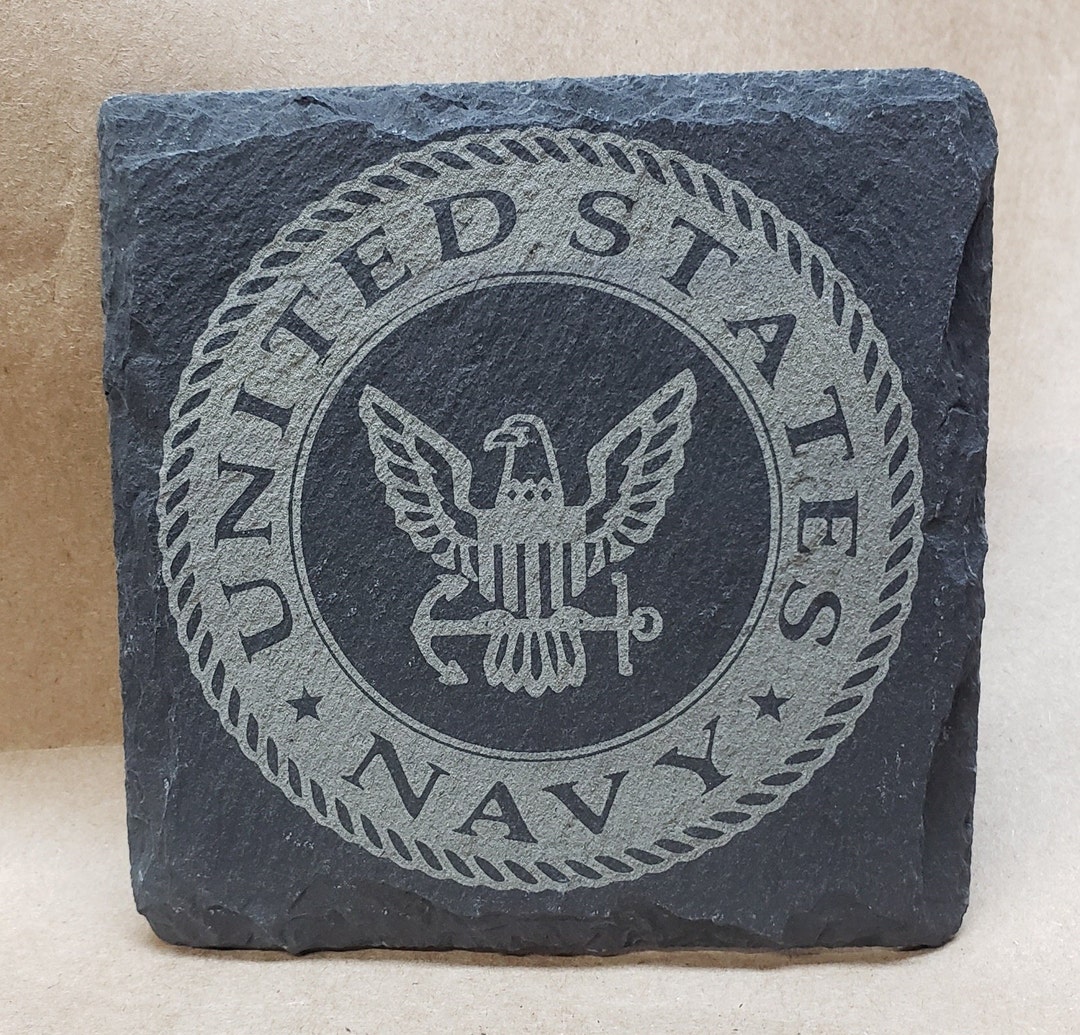 US Navy Logo 4" Coaster SVG, PNG - Etsy