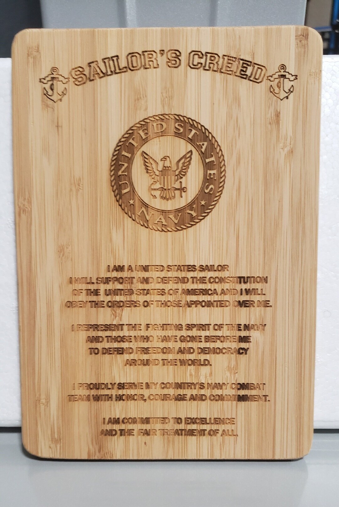 Sailors Creed 5x8 SVG - Etsy