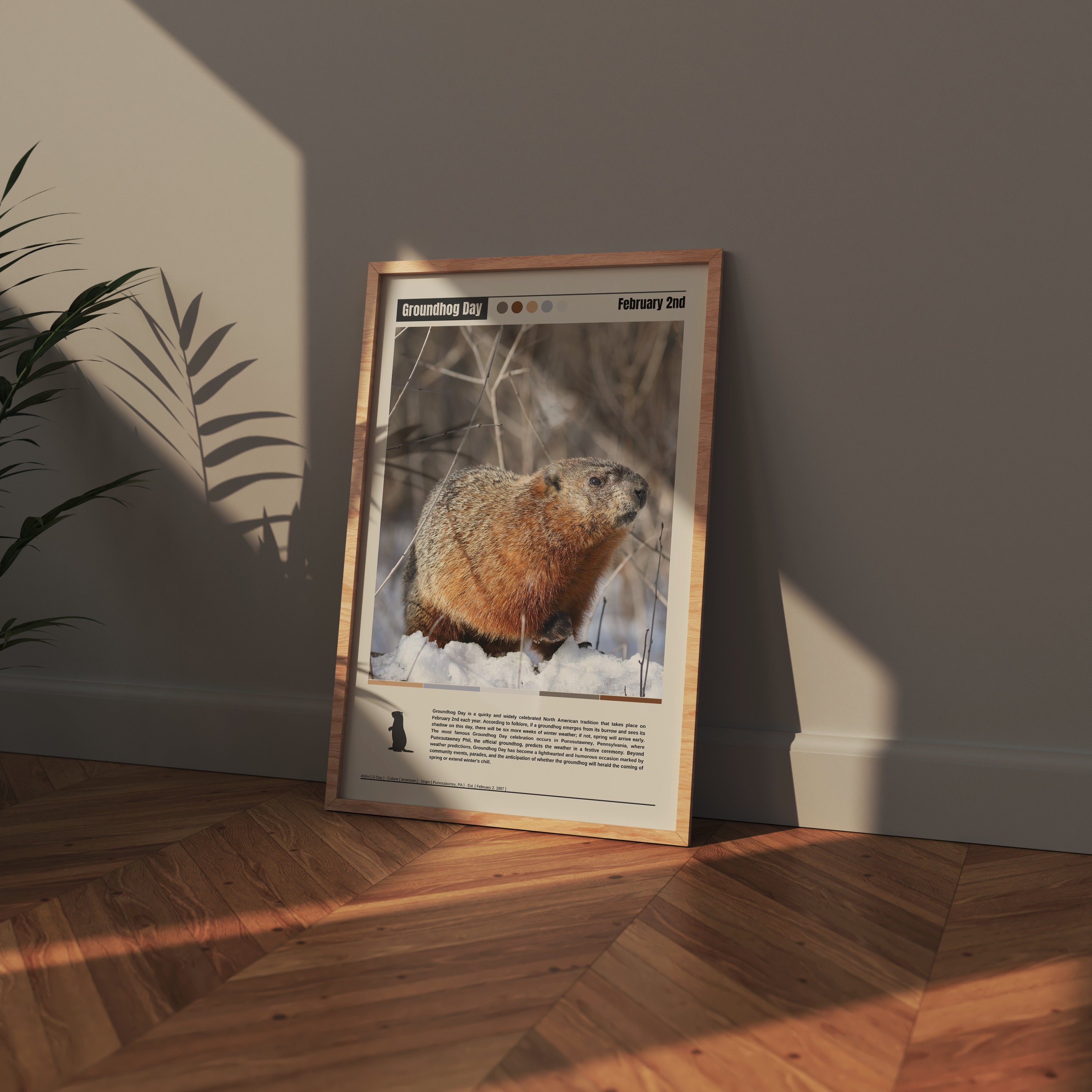 Groundhog Day Poster Groundhog Day Print Groundhog Day Wall Art ...