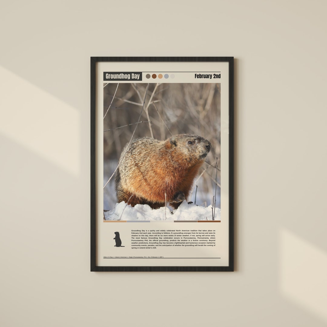 Groundhog Day Poster | Groundhog Day Print | Groundhog Day Wall Art ...