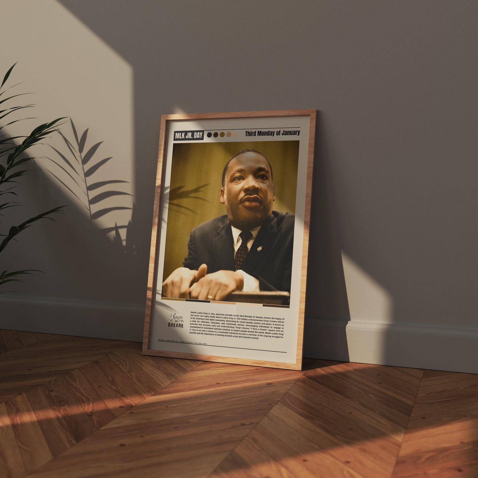 Martin Luther King Jr. Day Poster | Martin Luther King Jr. Day Print ...