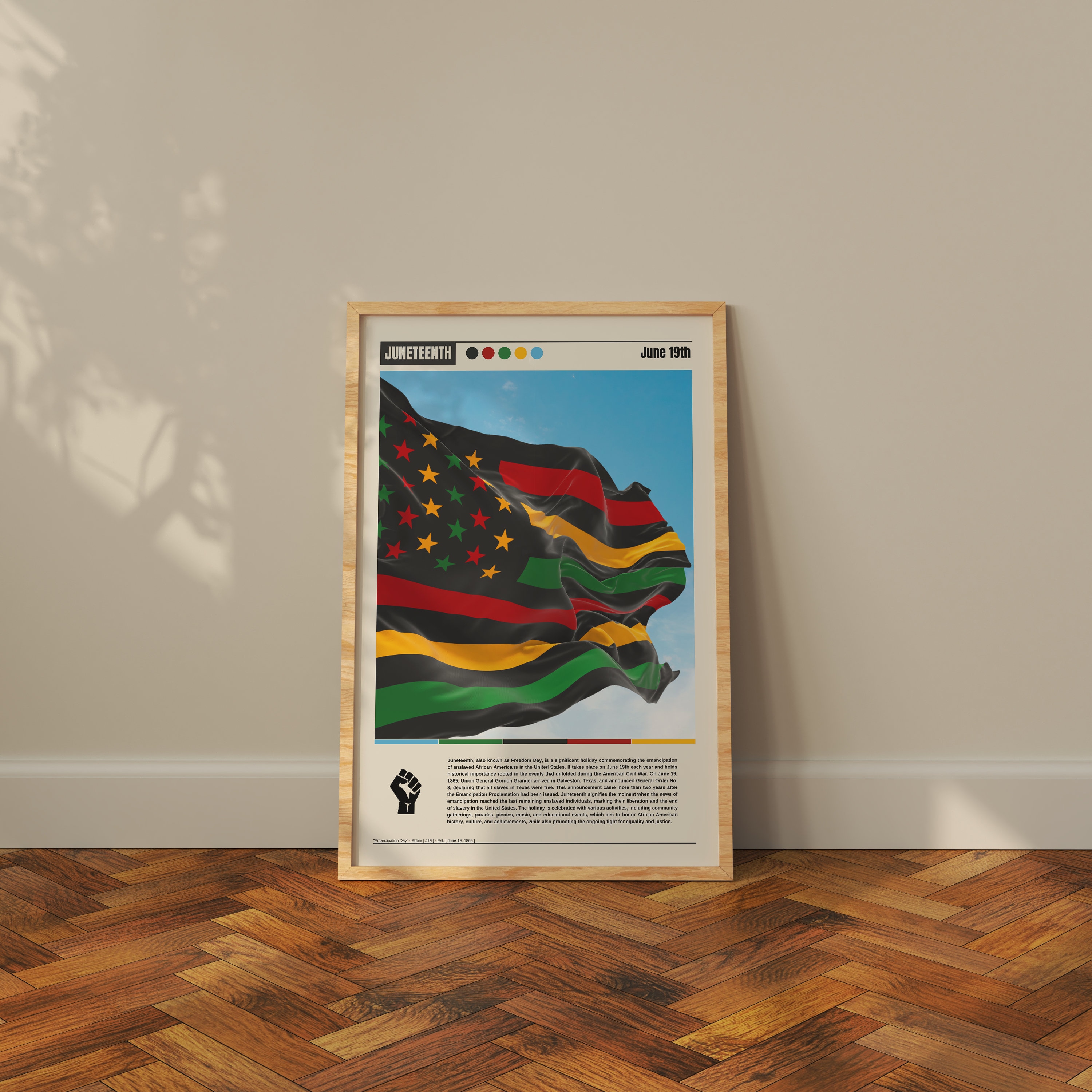 Juneteenth Poster | Juneteenth Print | Juneteenth Wall Art | Juneteenth ...