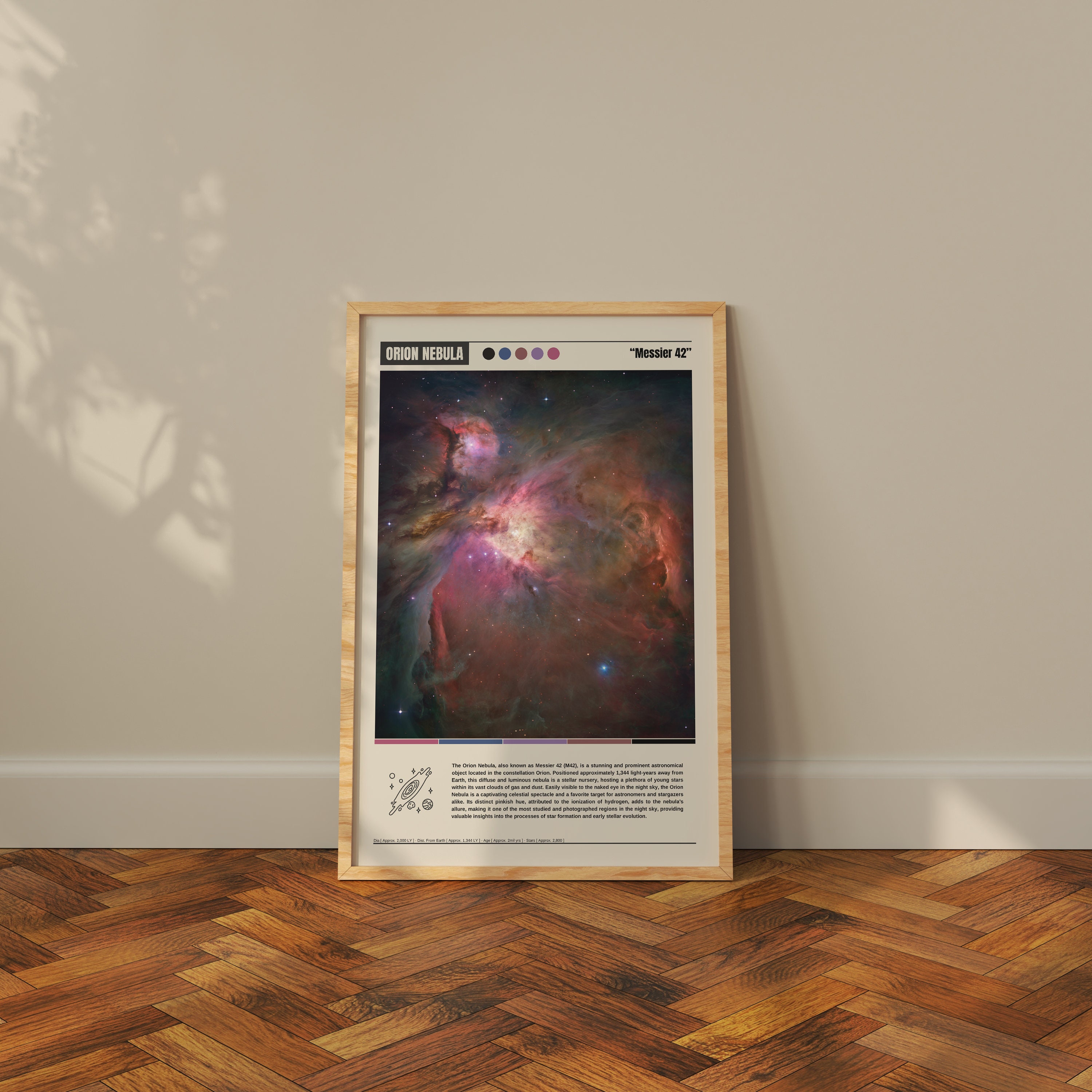 Orion Nebula Poster Orion Nebula Print Orion Nebula Wall Art Orion Nebula Decor Orion