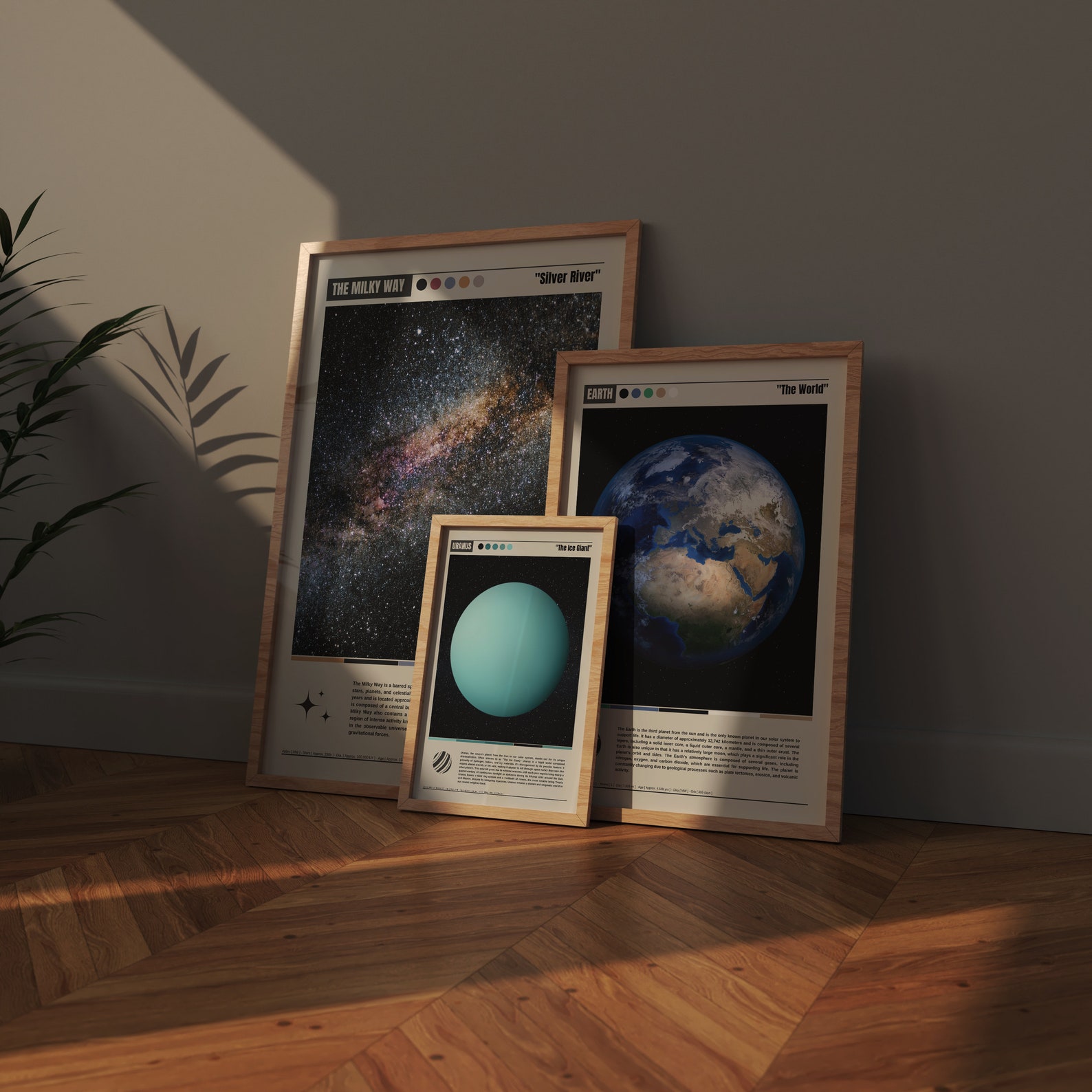 Uranus Poster, Uranus Print, Uranus Wall Art, Uranus Digital Oil ...