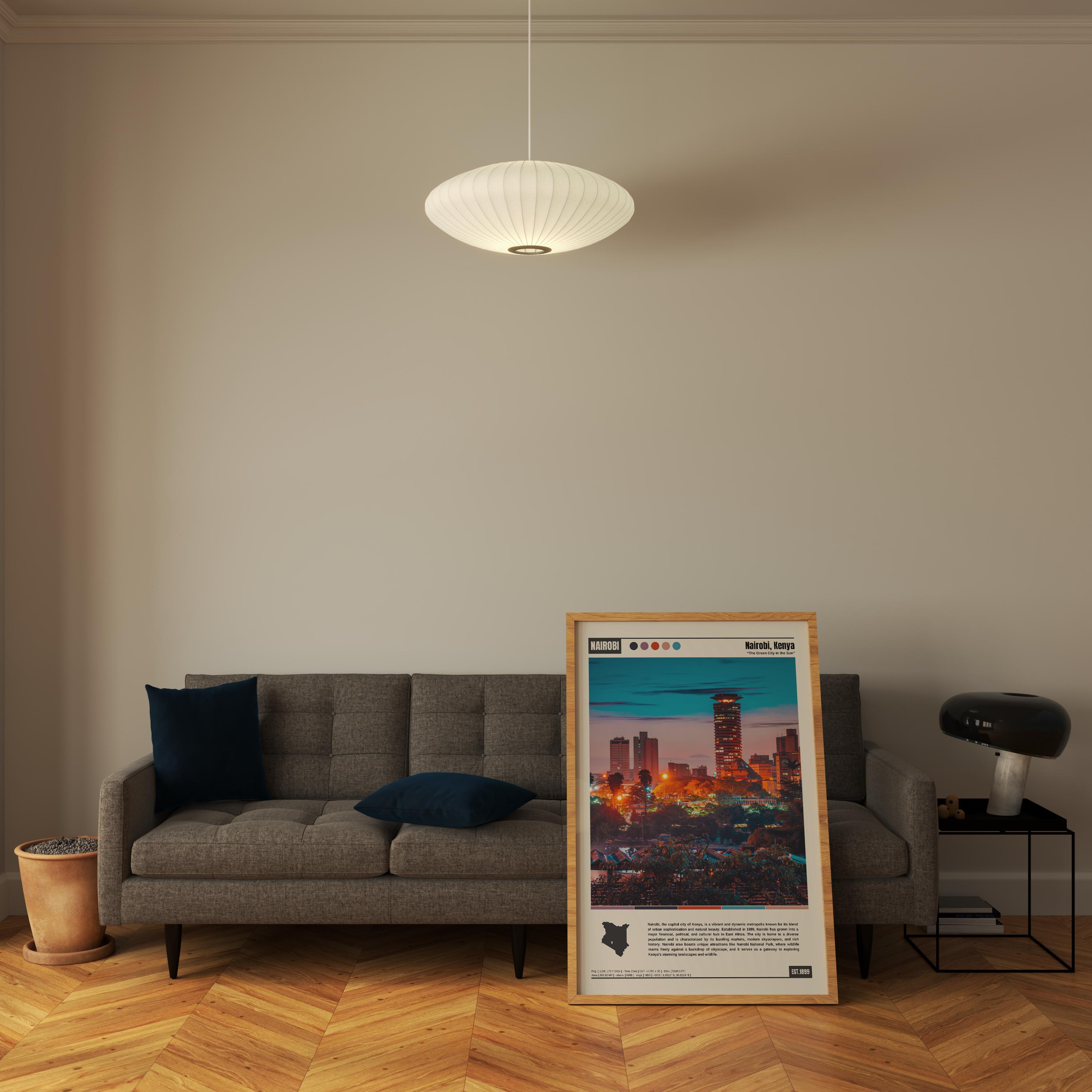 Nairobi Poster | Nairobi Print | Nairobi Wall Art | Nairobi Decor ...