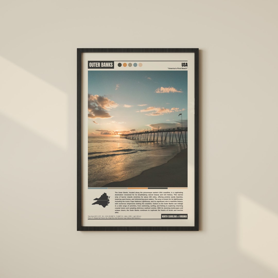 Outer Banks Poster, Outer Banks Print, Outer Banks Digital Download ...