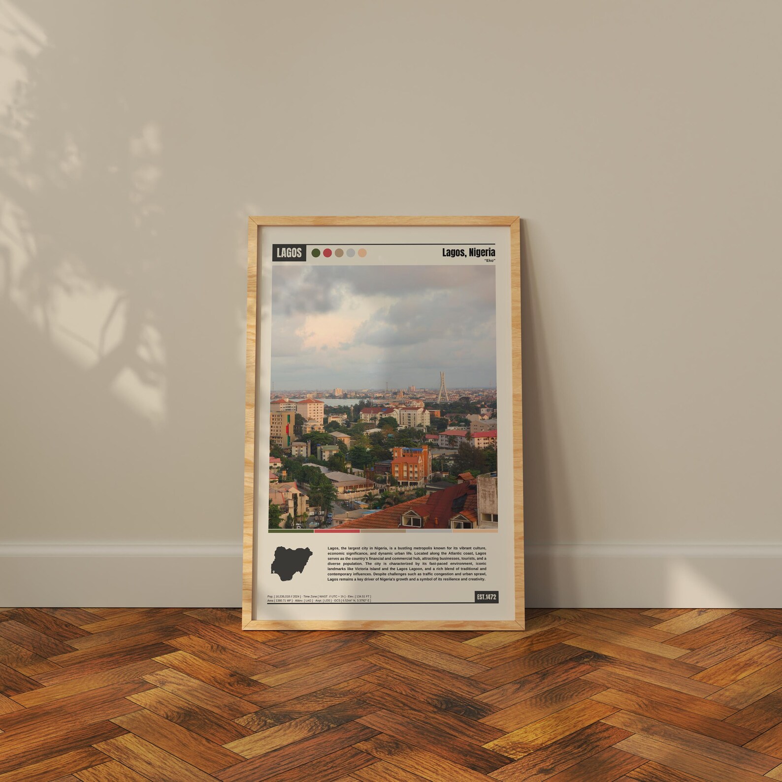 Lagos Poster | Lagos Print | Lagos Wall Art | Lagos Decor | Lagos Photo ...