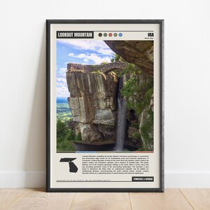 Lookout Mountain Poster | Lookout Mountain Print | Lookout Mountain ...