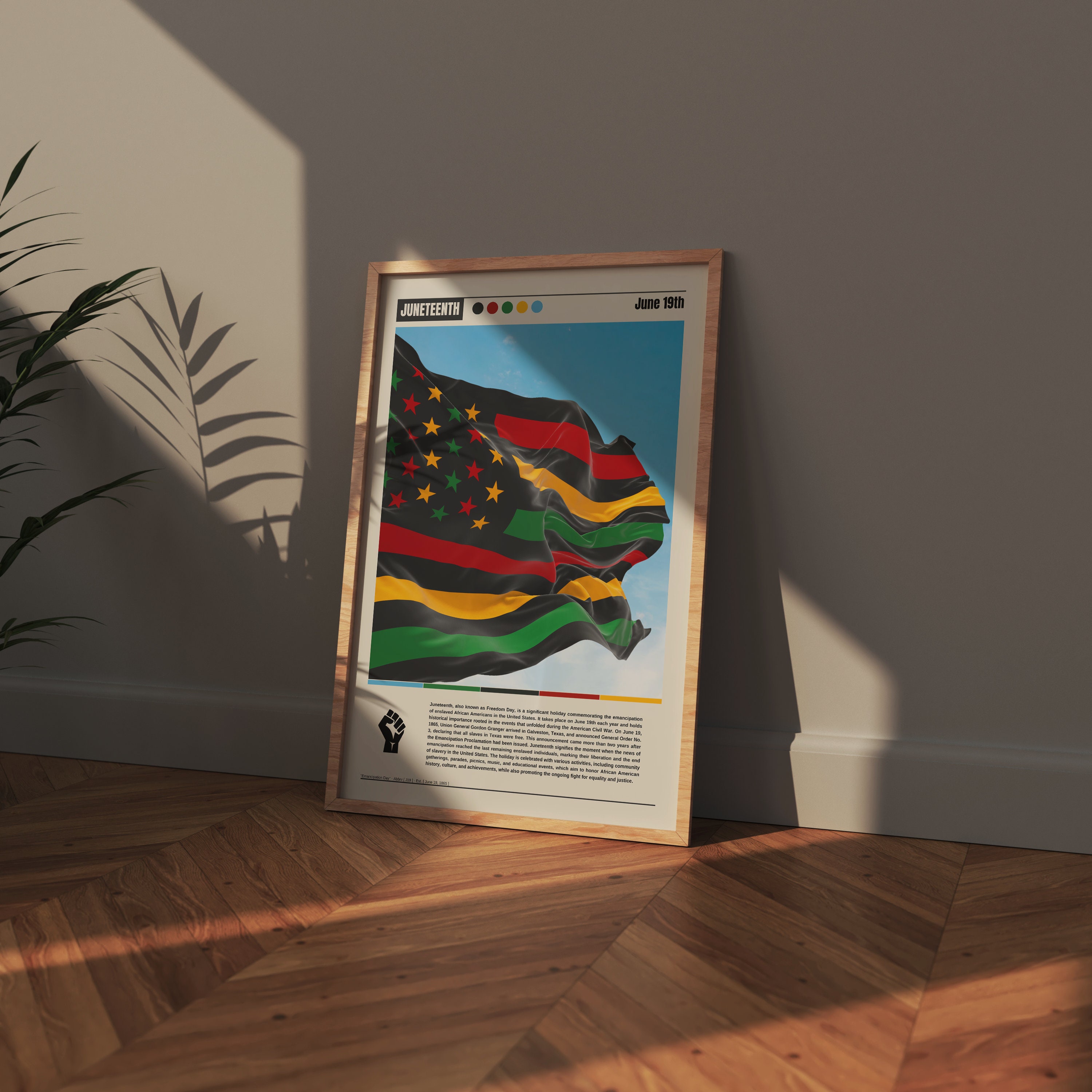 Juneteenth Poster | Juneteenth Print | Juneteenth Wall Art | Juneteenth ...
