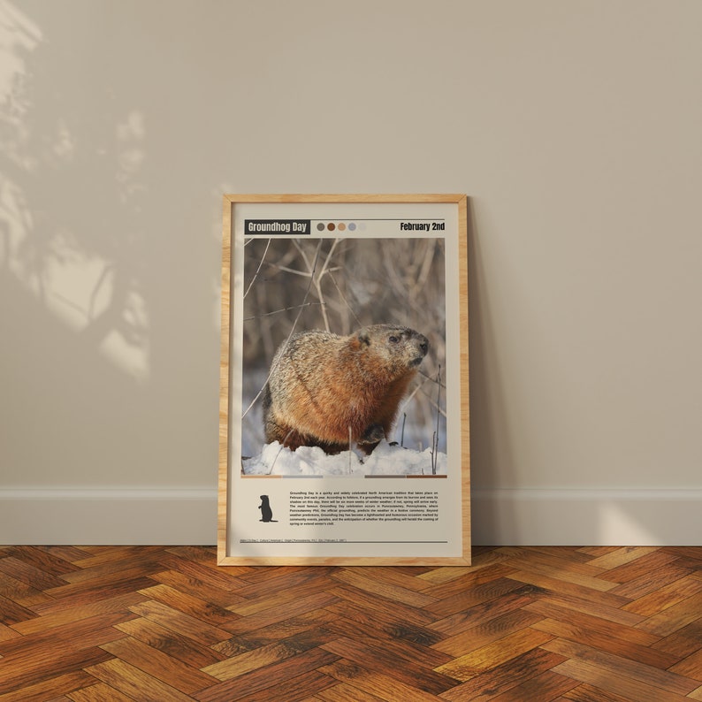Groundhog Day Poster | Groundhog Day Print | Groundhog Day Wall Art ...