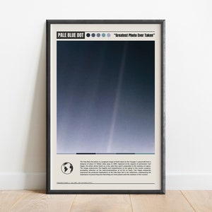 Pale Blue Dot Poster | Pale Blue Dot Print | Pale Blue Dot Wall Art ...