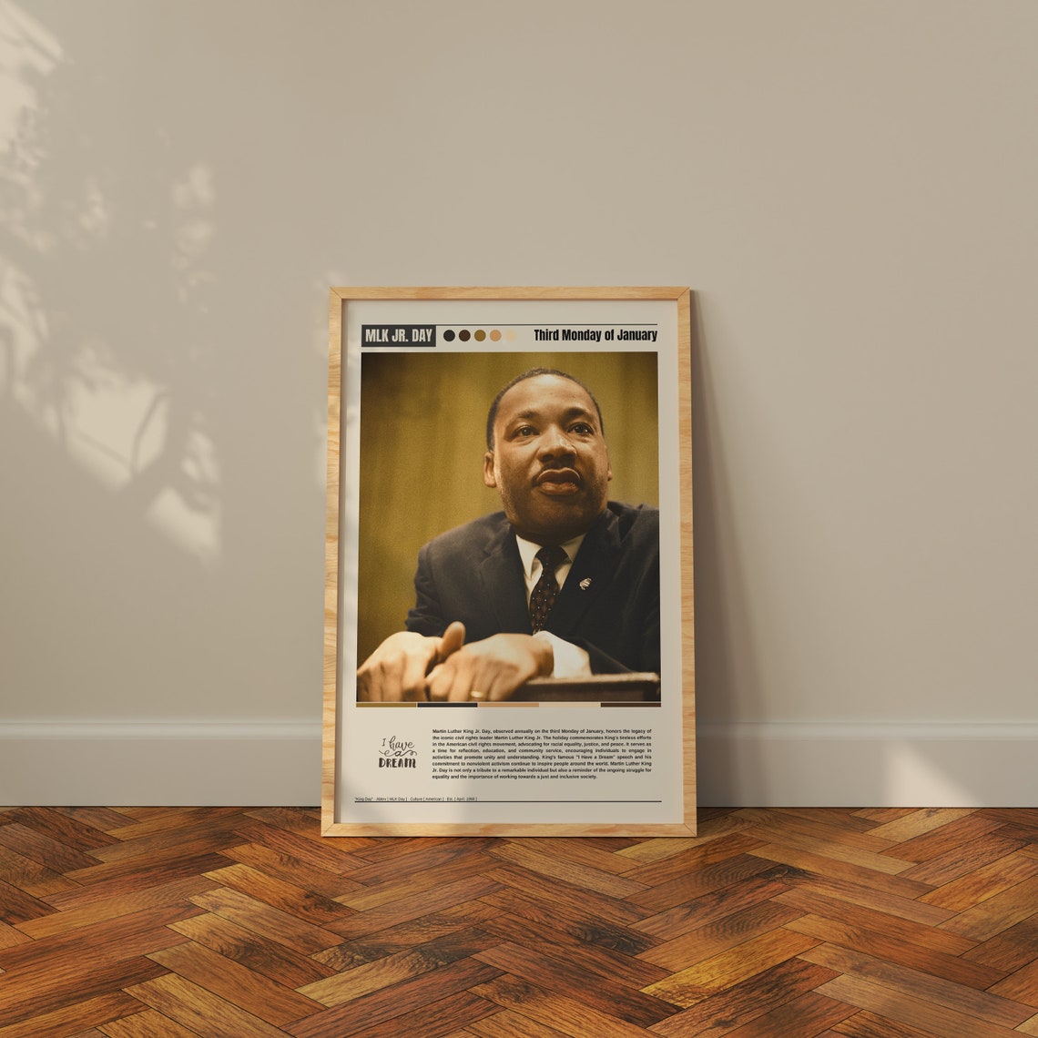 Martin Luther King Jr. Day Poster | Martin Luther King Jr. Day Print ...