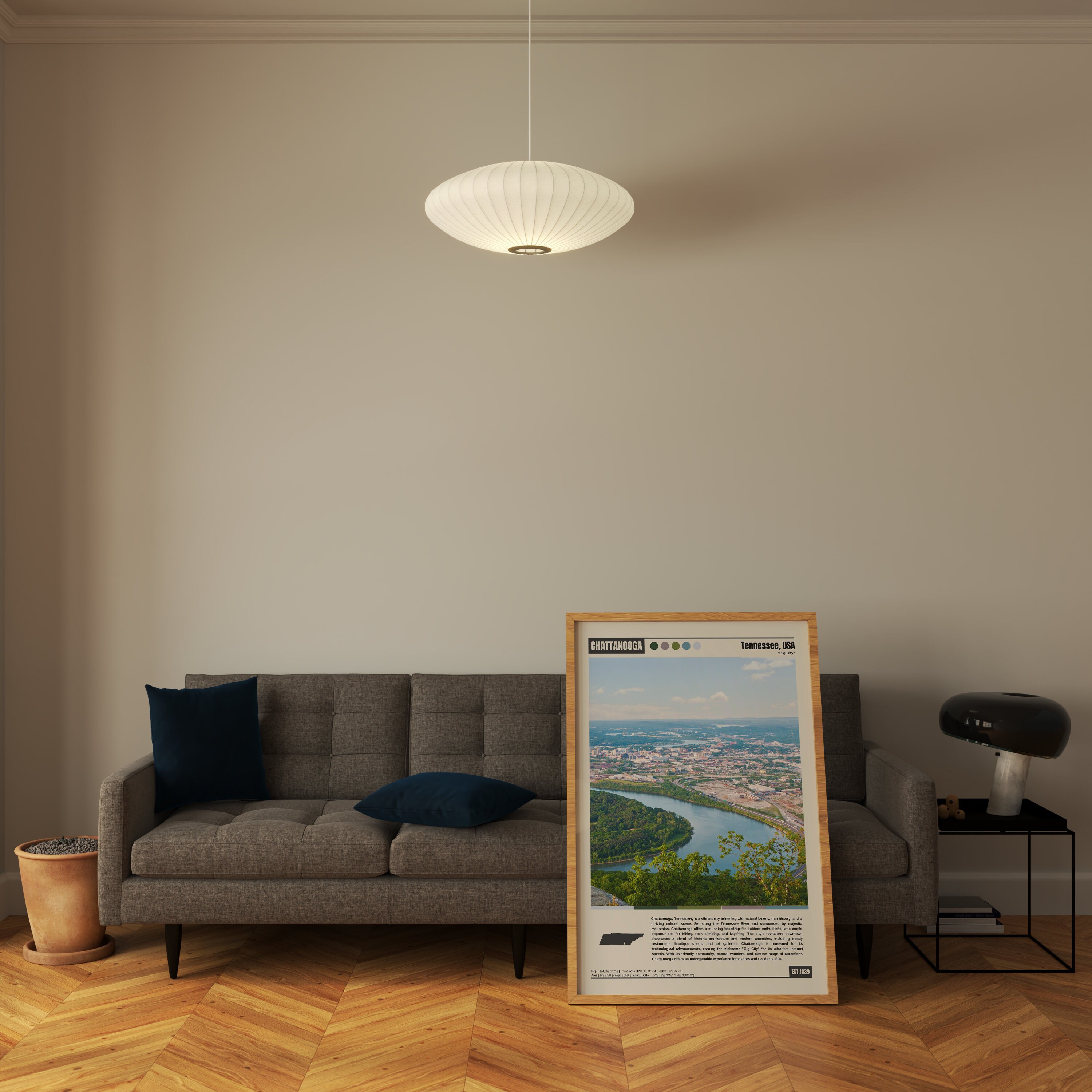 Chattanooga Poster | Chattanooga Print | Chattanooga Wall Art ...