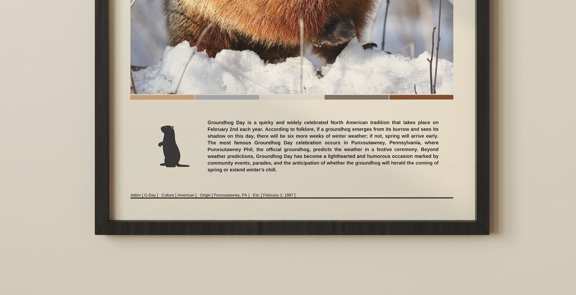 Groundhog Day Poster Groundhog Day Print Groundhog Day Wall Art ...