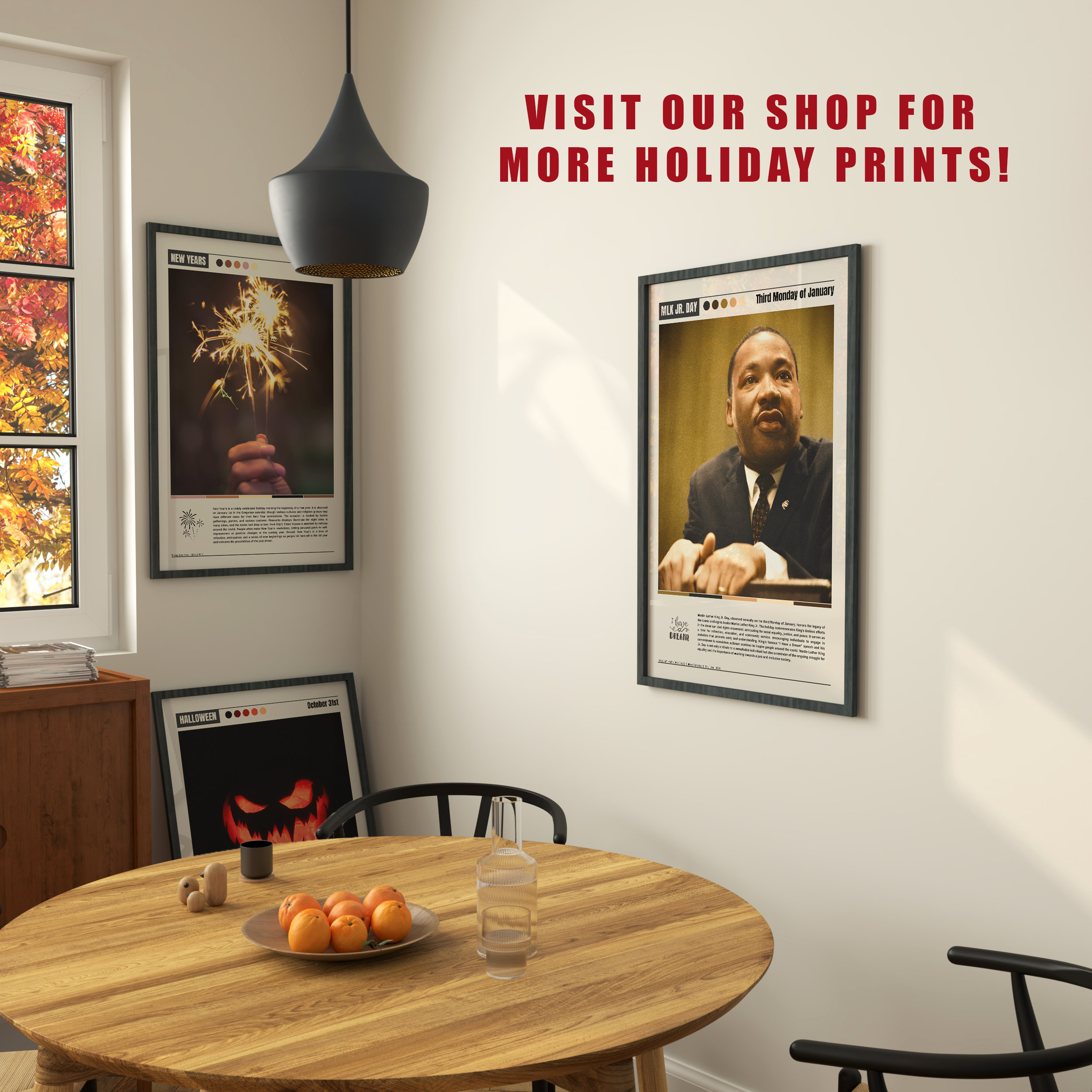 Martin Luther King Jr. Day Poster | Martin Luther King Jr. Day Print ...