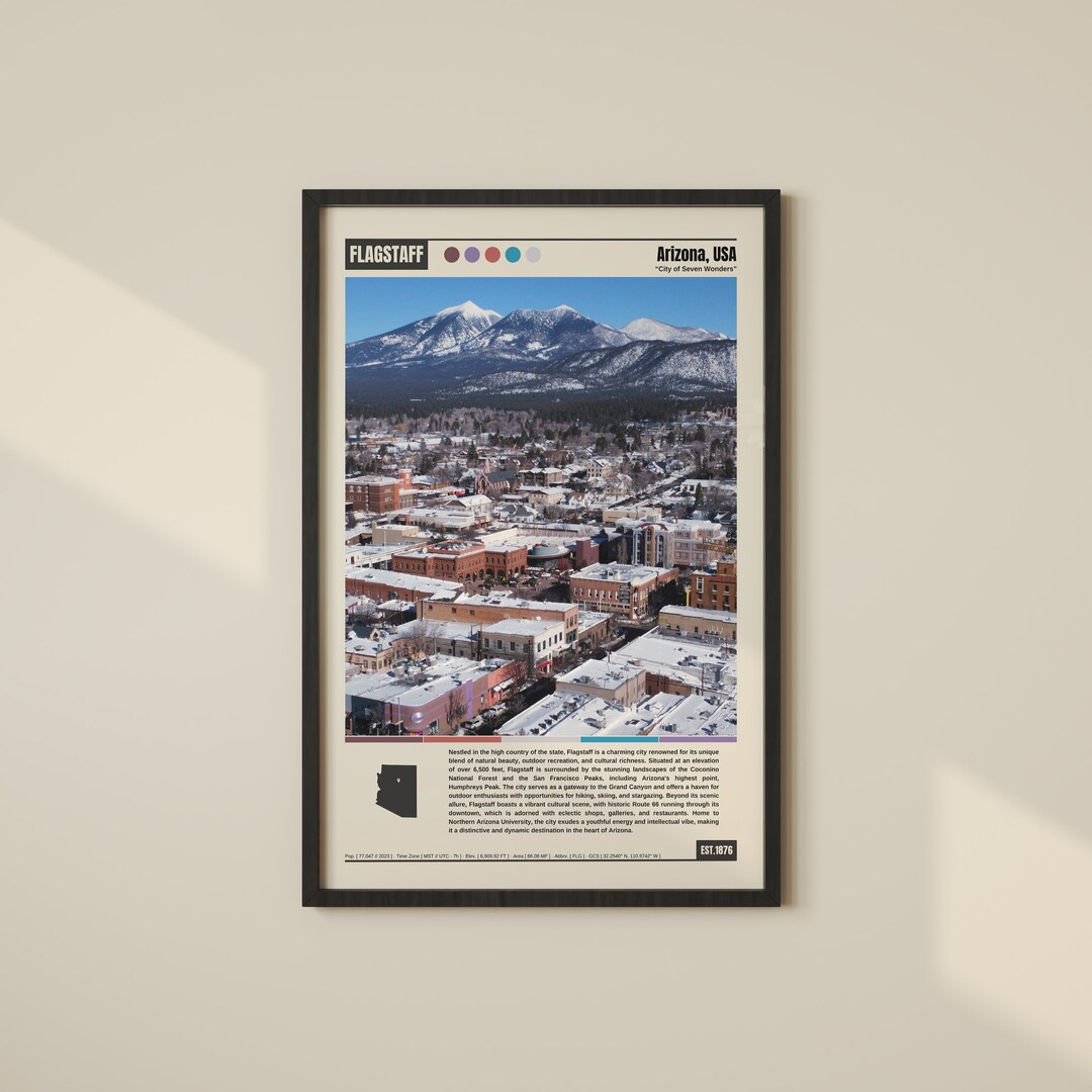 Flagstaff Poster | Flagstaff Print | Flagstaff Wall Art | Flagstaff ...