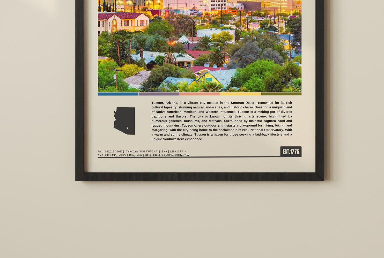 Tucson Poster | Tucson Print | Tucson Wall Art | Tucson Decor | Tucson ...