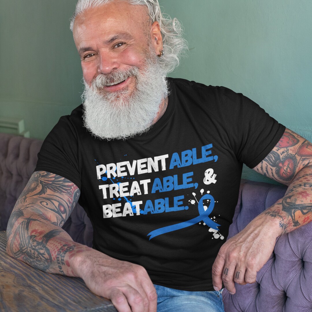 Prevent, Treat, & Beat Colon Cancer Colon Cancer Survivor Tee Colon ...