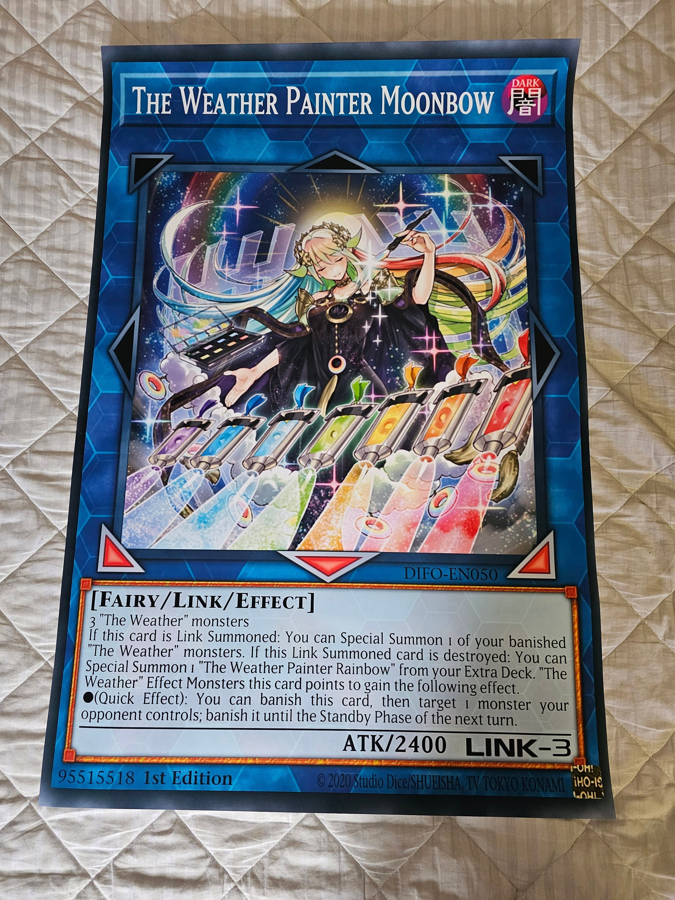Custom GIANT Yu-gi-oh Card - Etsy