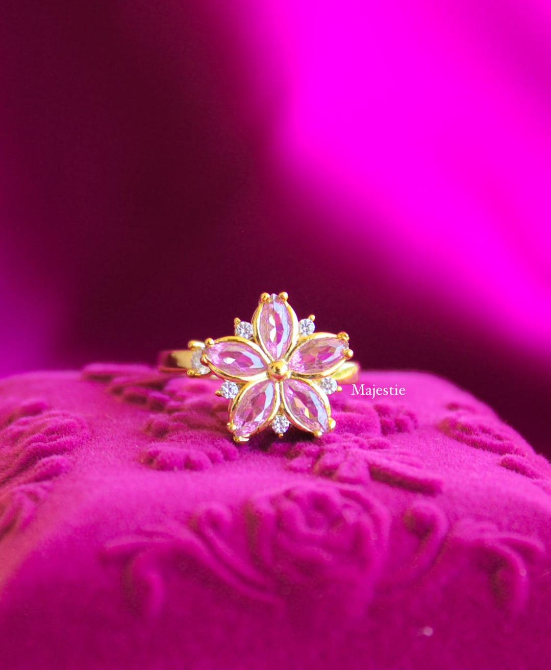 Princess Mulan Spinning Ring Princess Blossom Ring Flower Spinning Ring ...