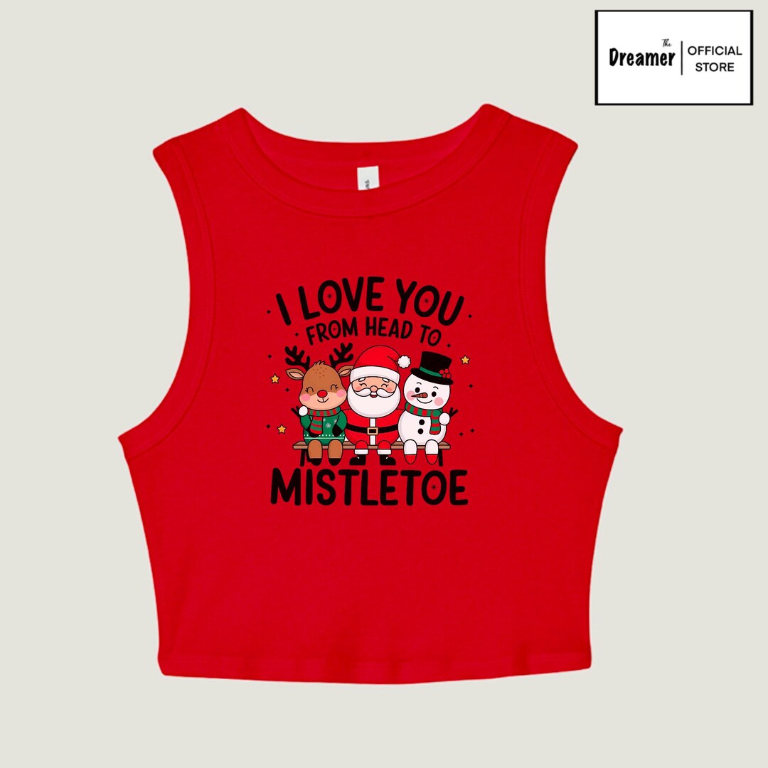 Santa Claus Crop Top, Christmas Santa Claus Crop Top, Christmas Crop ...