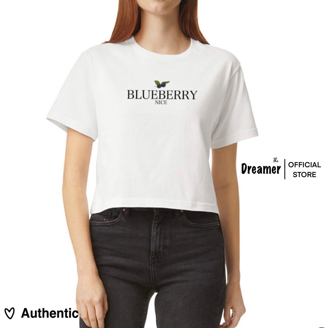 Blueberry Crop Top, Fruit Crop Top, Women Crop Top, Cute Crop Top, Crop ...