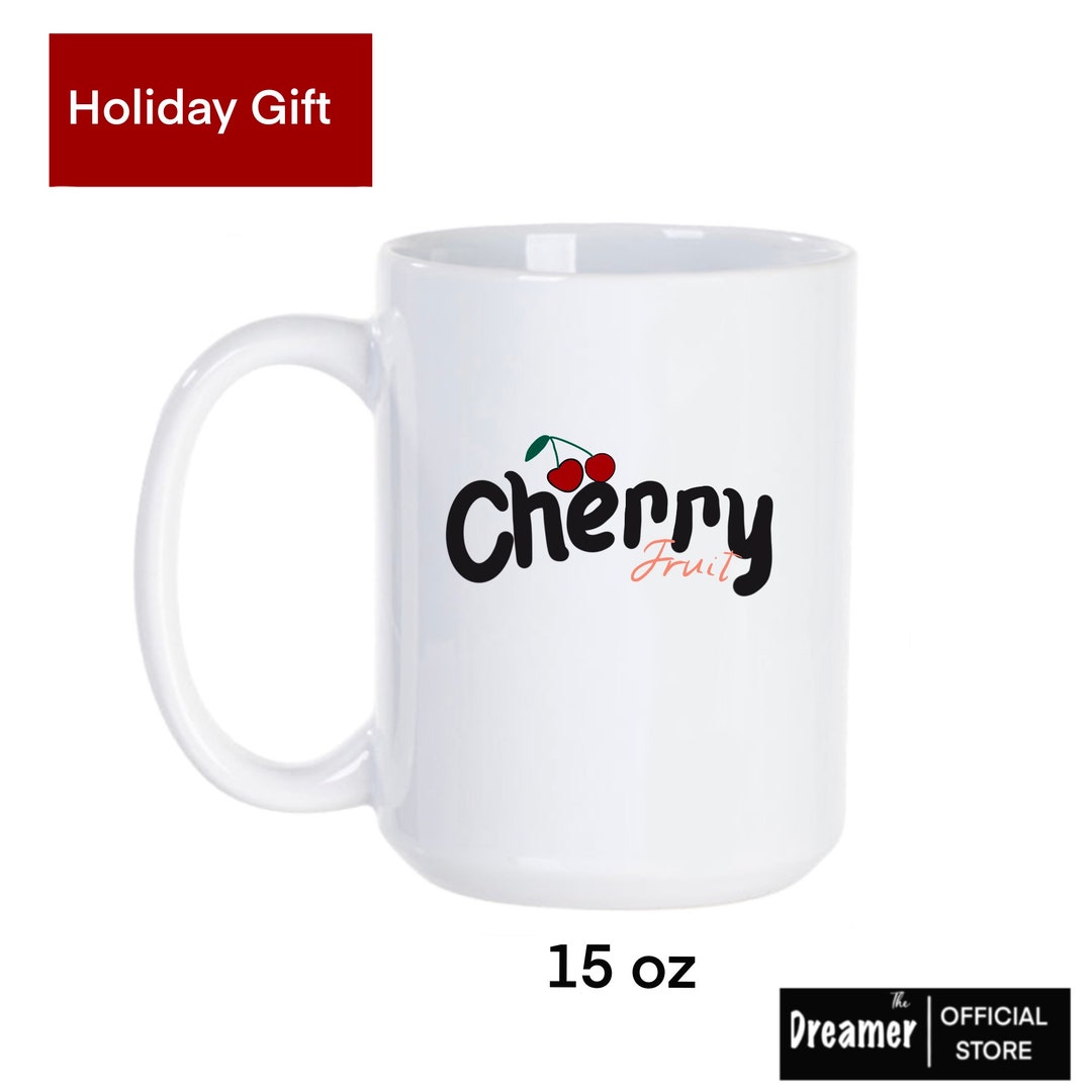 Cherry Mug Christmas Gift Coffee Mug Cute Christmas Coffee - Etsy