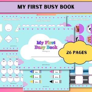 My First Busy Book - Etsy