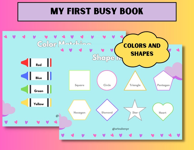 My First Busy Book - Etsy