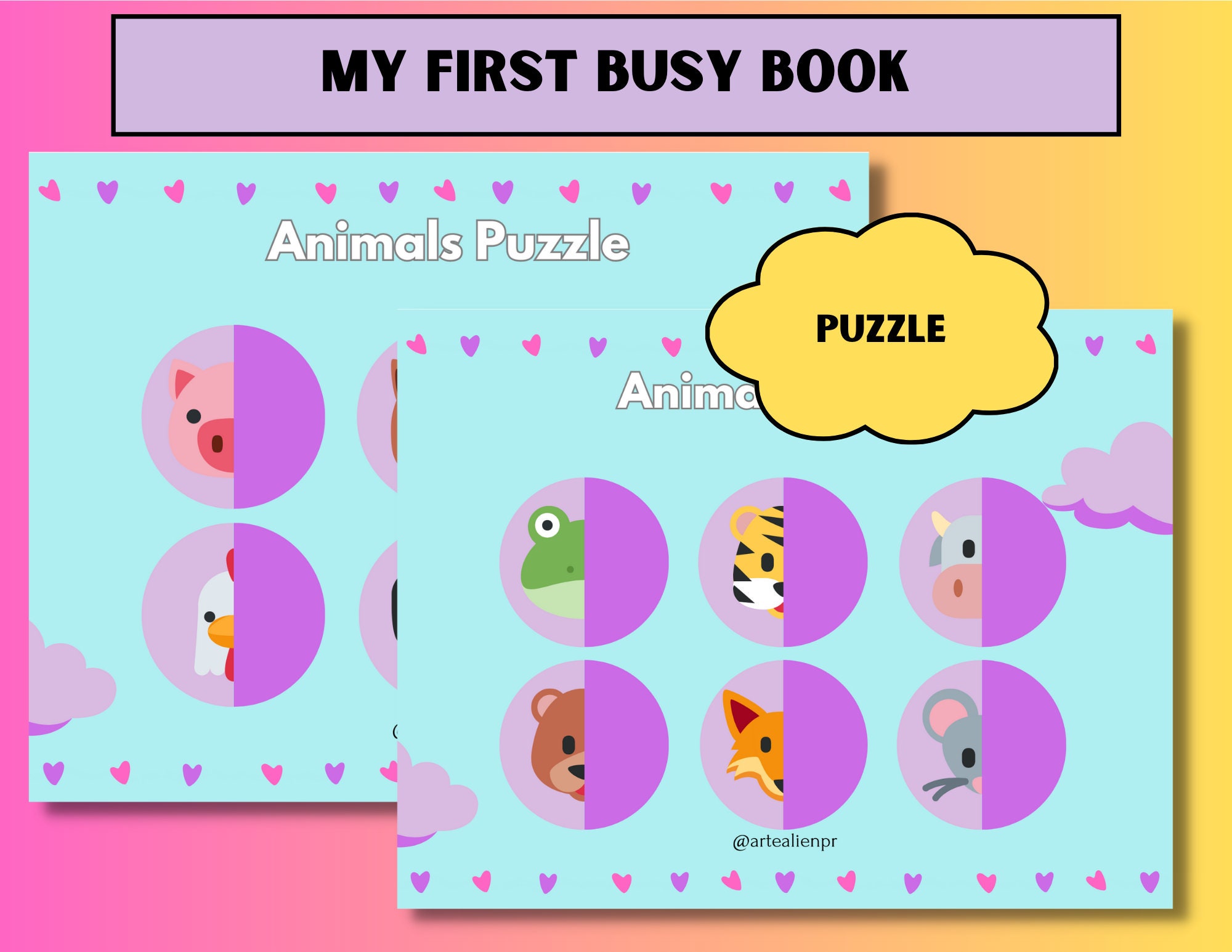 My First Busy Book - Etsy