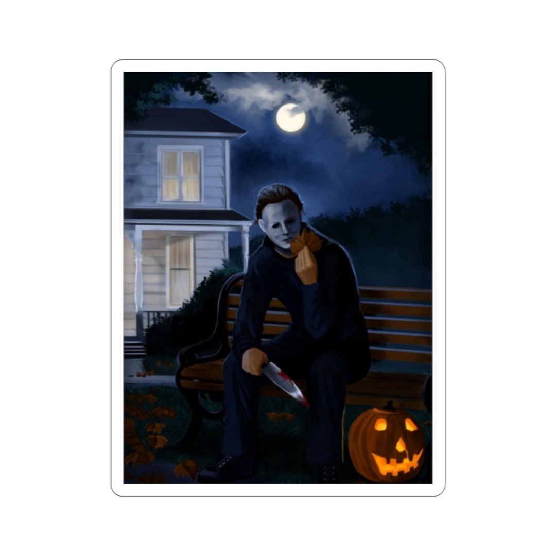 Vinyl Michael Myers Sticker Halloween Michael Myers Decal - Etsy