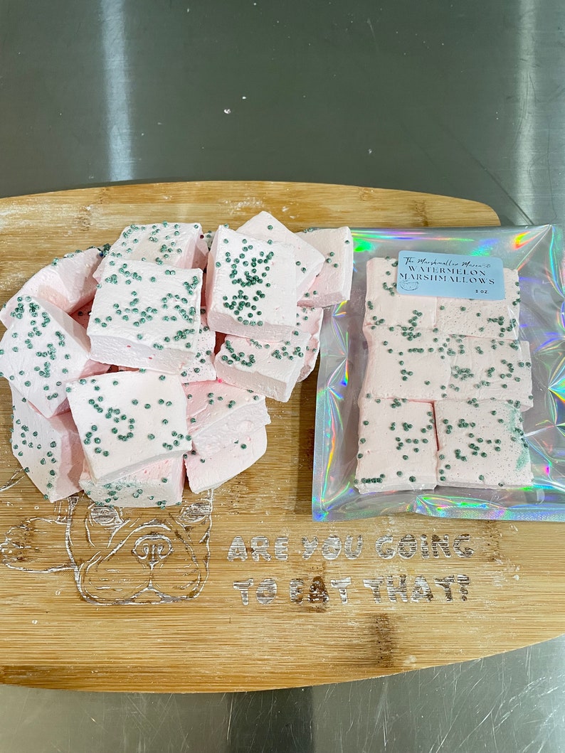 6 Pack Gourmet Watermelon Marshmallows - Handcrafted Summer Treats ...