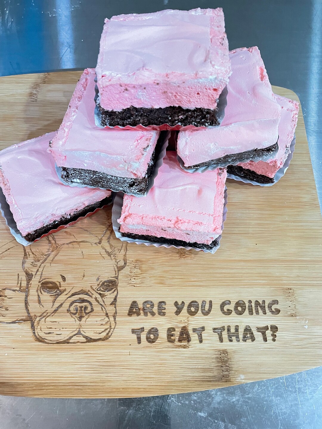 Gourmet Cherry Marshmallow Brownie: Handcrafted Treat (2x3") - Etsy