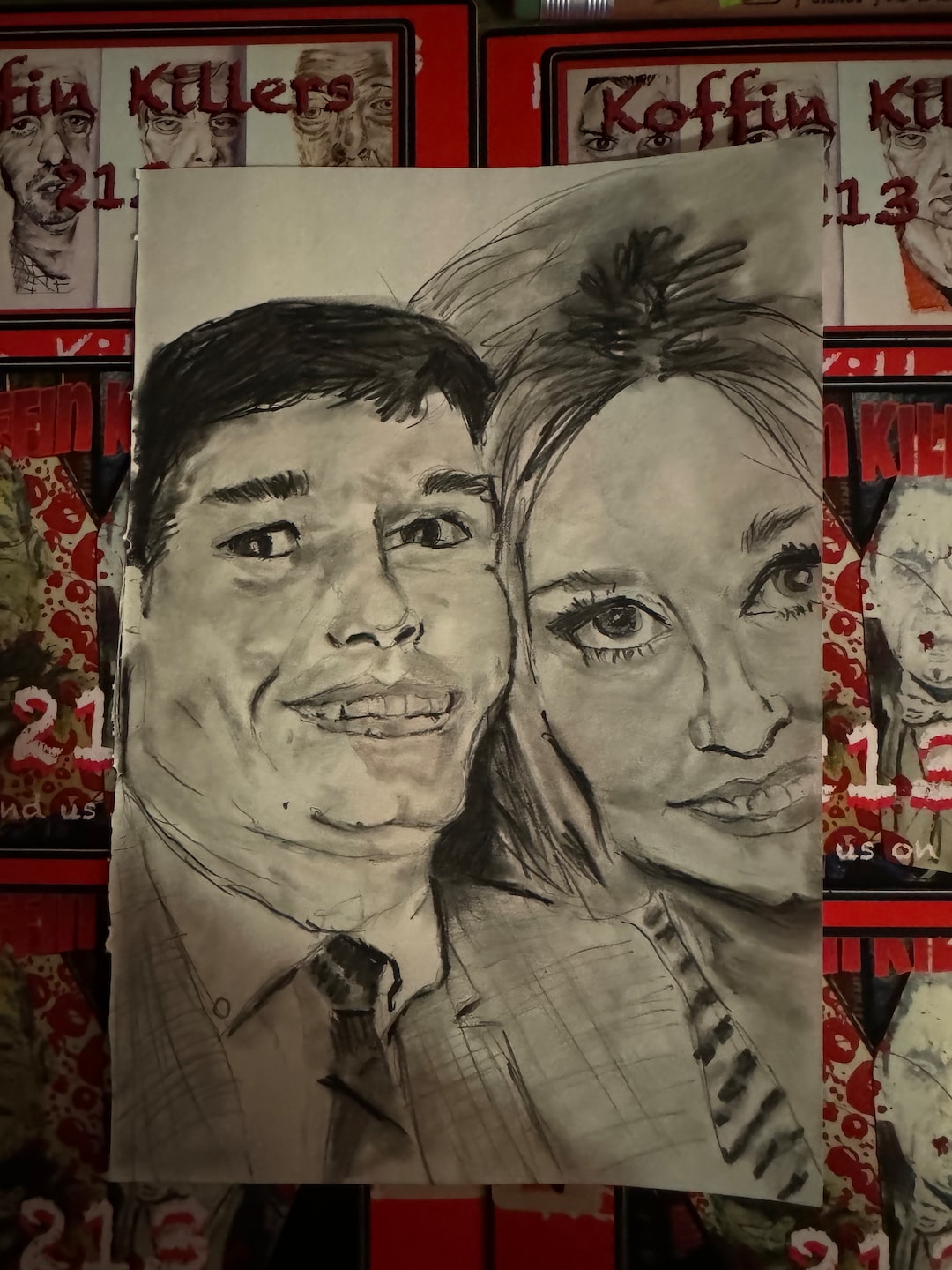 Sharon Tate and Jay Sebring, 5 X 7” Sketch - Etsy