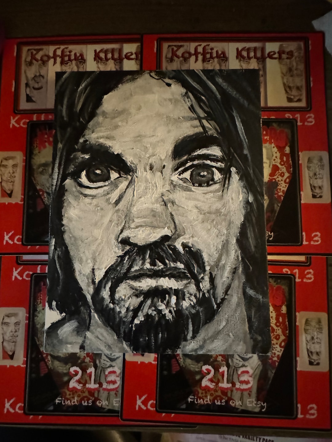 Charles Manson 6 X 8” Original Acrylic Painting - Etsy
