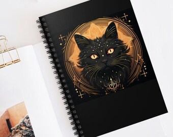 Personalized Spiral Notebook Magical Moon Notebook - Etsy