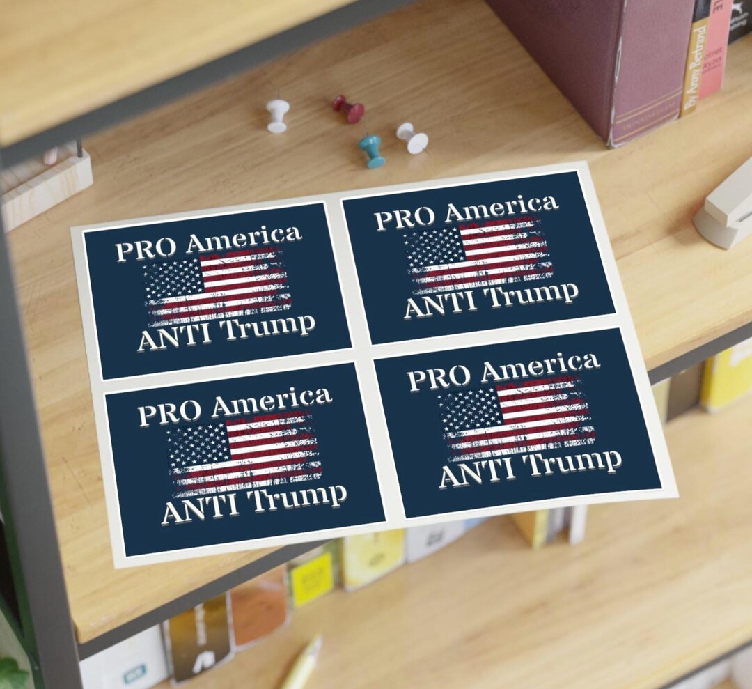 Pro America Sticker Sheets, Pro America Anti Trump Stickers, Pro ...