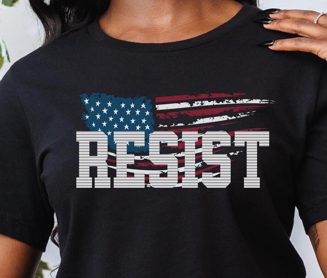 RESIST Pro Democracy Shirt, Democracy Shirt, RESIST Tee Shirt, Anti ...