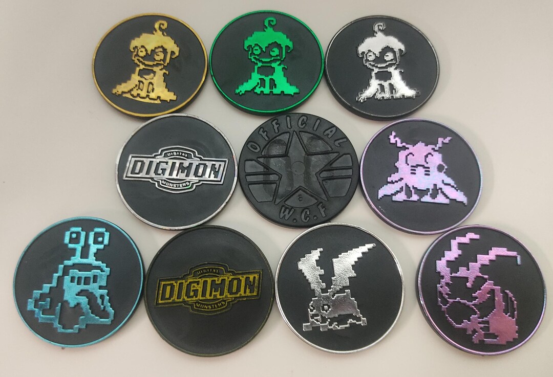 POGS Digimon Slammers 2000 WCF Official Rare Collectible POG by Magic ...
