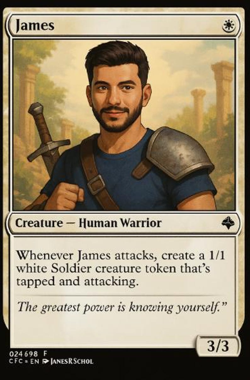 Custom Magic-style Card – Personalized Fantasy Character Portrait ...