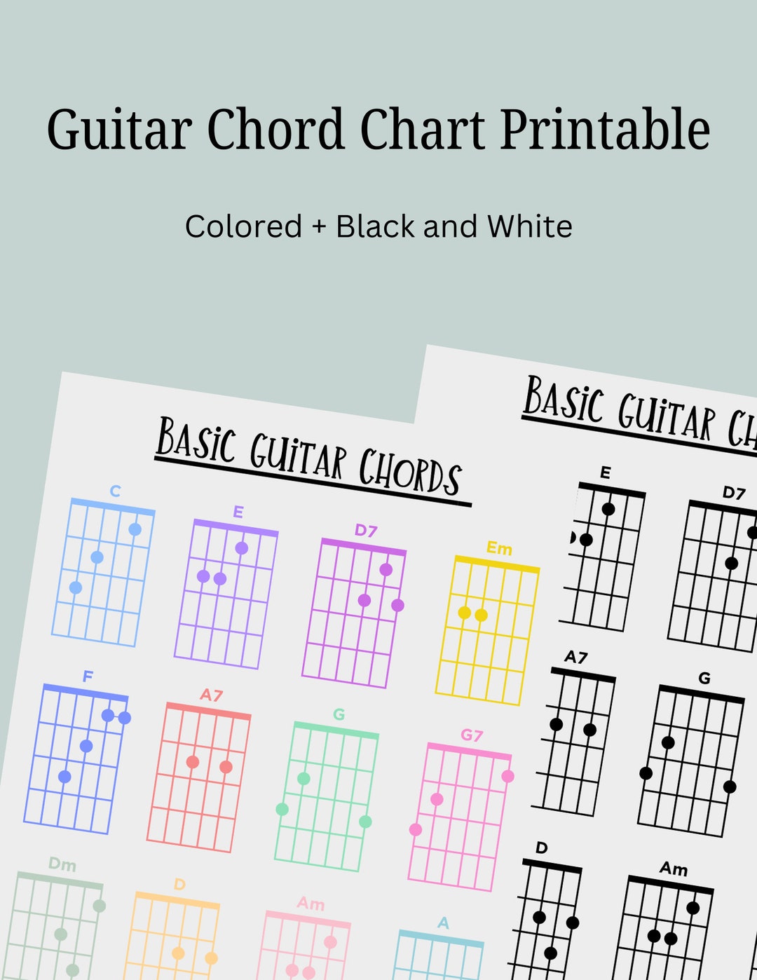 Guitar Chords | Guitar Chord Chart | Music | Music Teaching | Learning ...