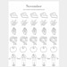 November Practice Tracker | November Chart | Music Tracker | Practice ...